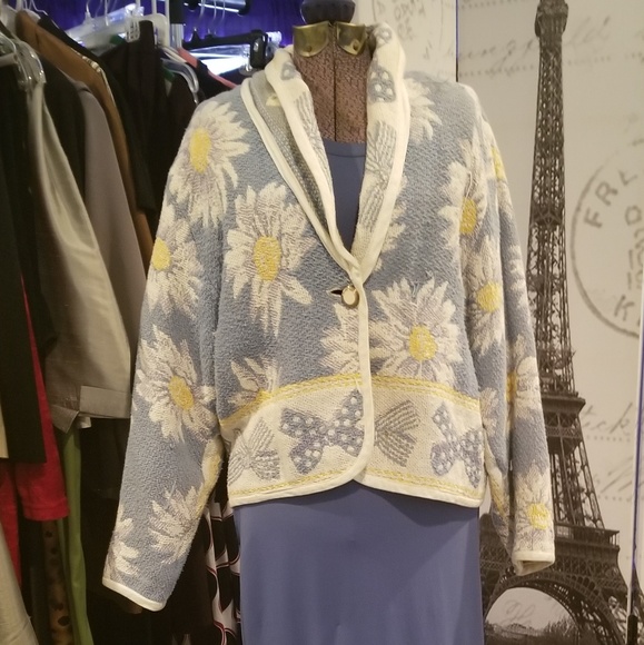Tea Rose | Jackets & Coats | Daisy Flower Jacket | Poshmark
